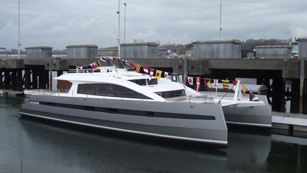 Superyacht builder JFA Yachts launches the first Long Island 85’ catamaran
